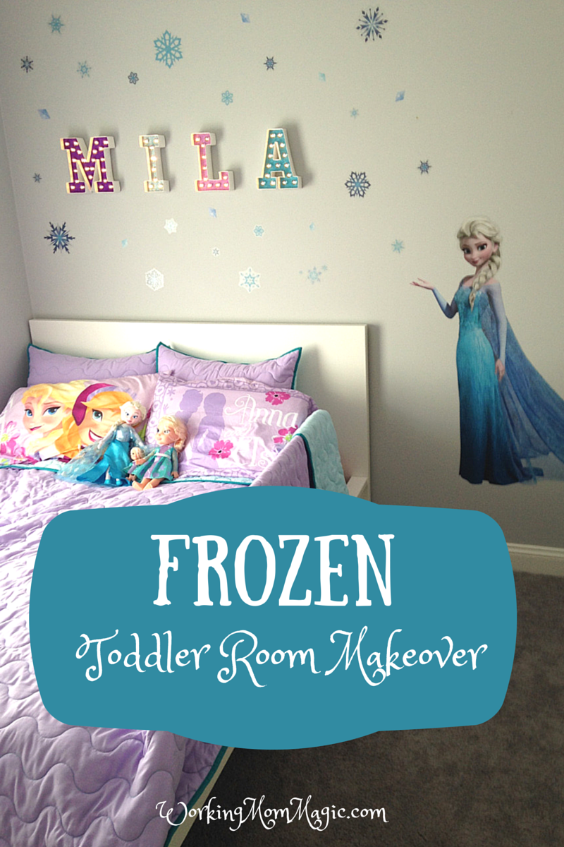 Working Mom Magic: Frozen Toddler Room Makeover