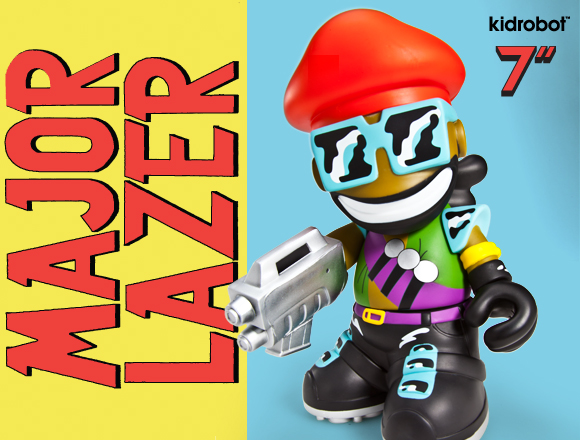 Dunny Addicts: Preview: Mascot 7" - Major Lazer Edition