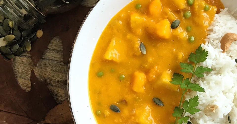 Pompoen ananas curry