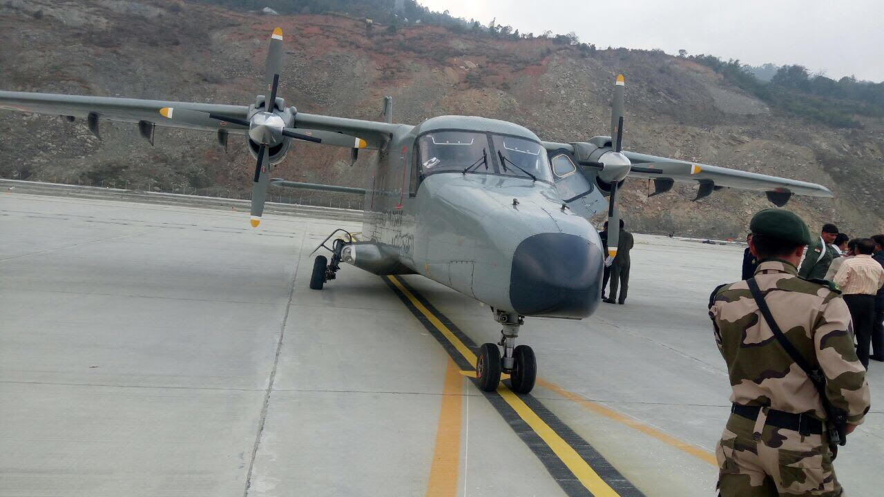 The Times of Sikkim: First fixed wing aircraft of IAF Dornier 228(19 ...