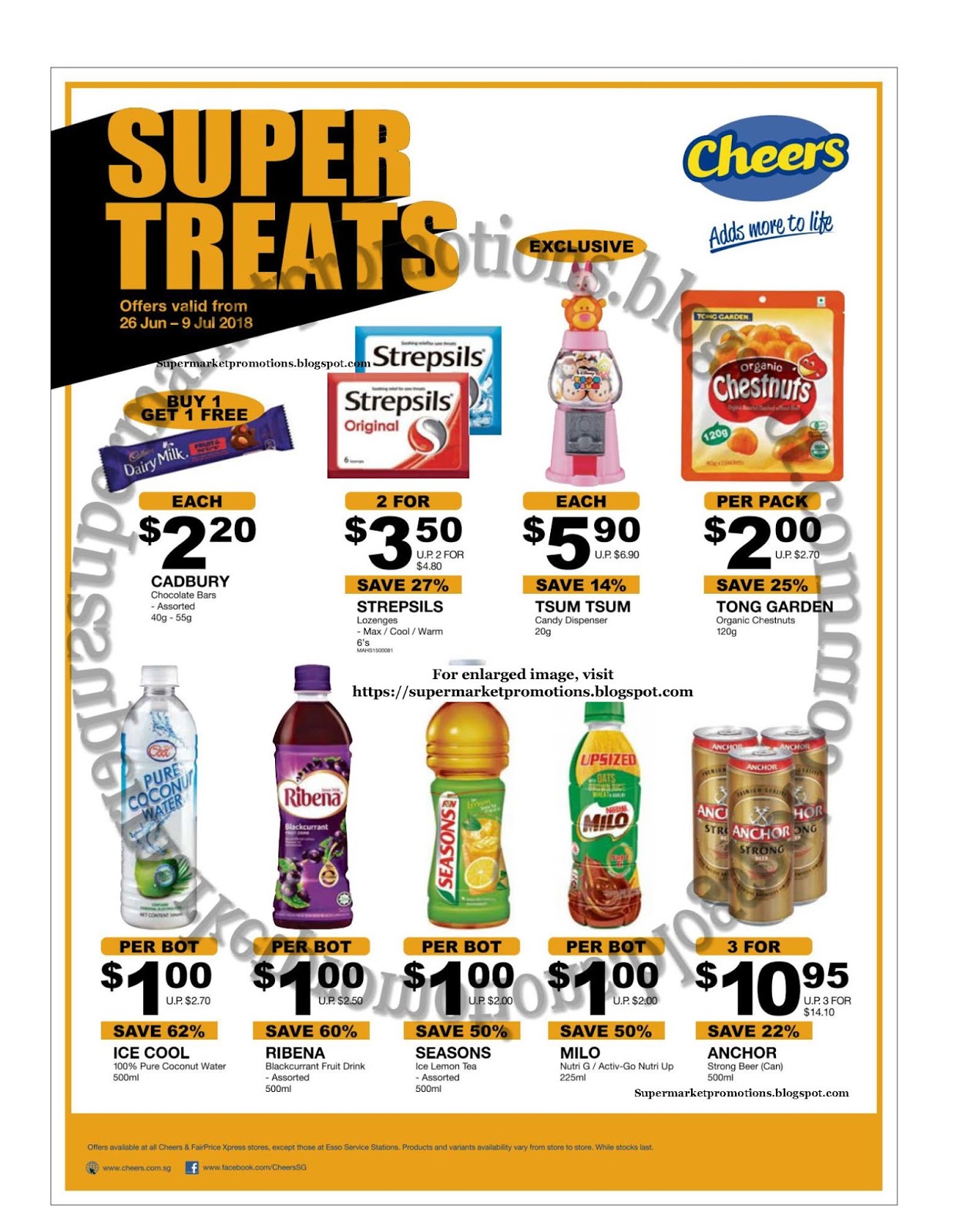 Cheers Super Treats 26 June - 09 July 2018 ~ Supermarket Promotions