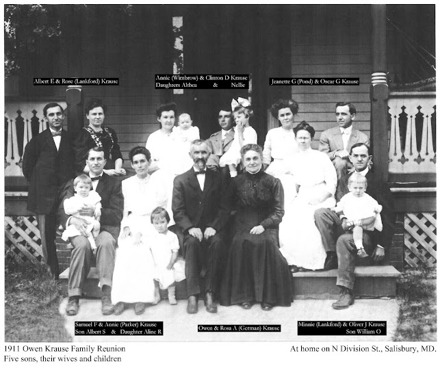 Delmar Historical And Art Society: 1911 Krause Family Reunion