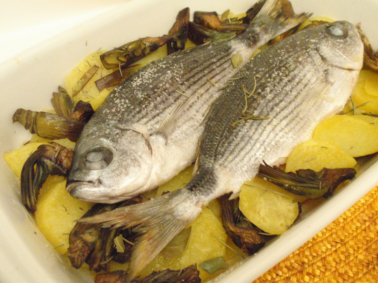POVERIMABELLIEBUONI: SOBRIO E CLASSICO: OCCHIATE AL FORNO CON PATATE E ...