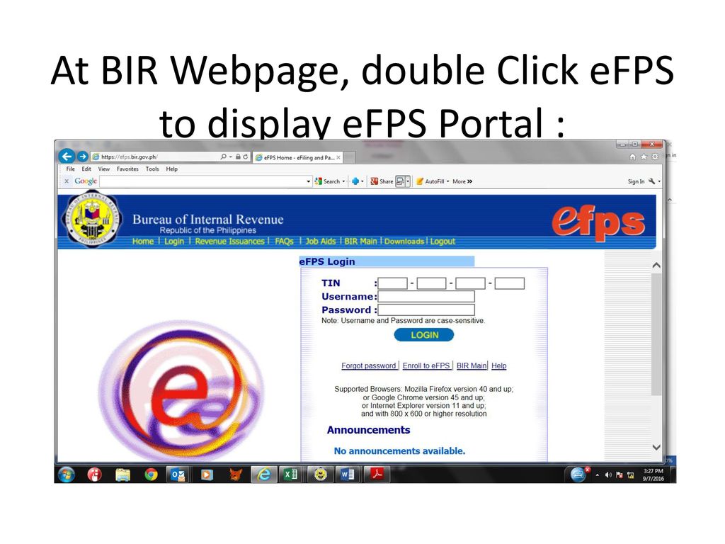 efps log in - philippin news collections