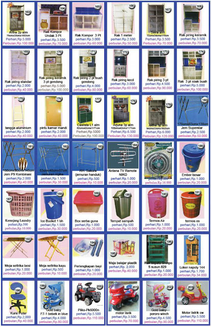 ARISAN ANEKA BARANG online: Catalog Alat Rumah Tangga