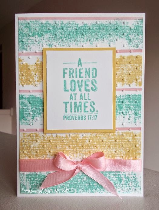 Amused Muse: Masking tape line card