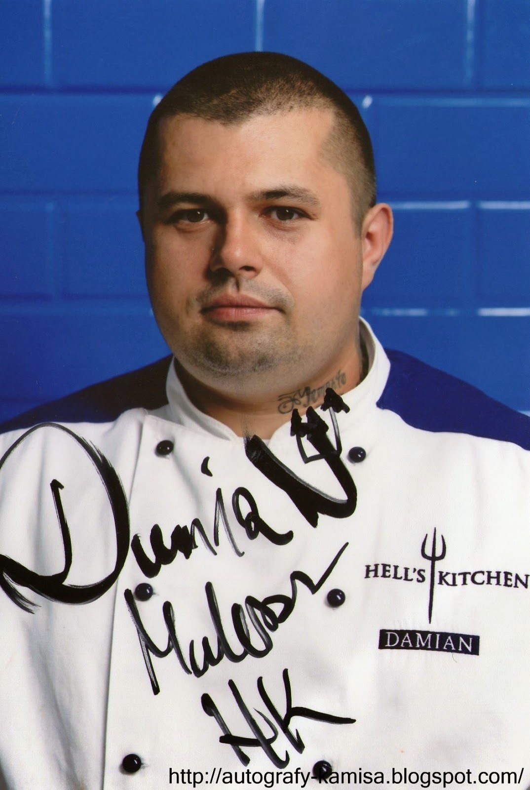 Autografy Kamisa: #26 Damian z Hell's Kitchen