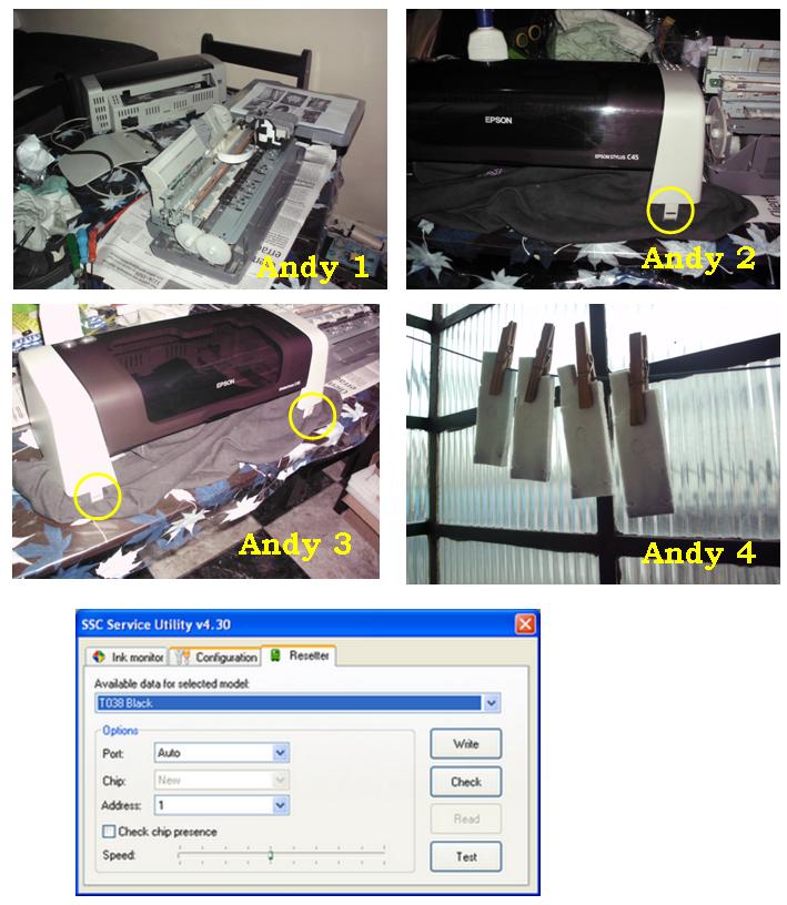 Da criação a criatura: Consertando minha impressora epson c45 - Fixing ...