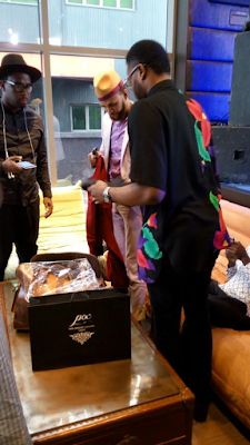 Jidenna styled In Kaftan By P.O.C creative director, Papa Omisore