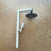 Modern Dollhouse DIY: How to make a modern miniature shower head
