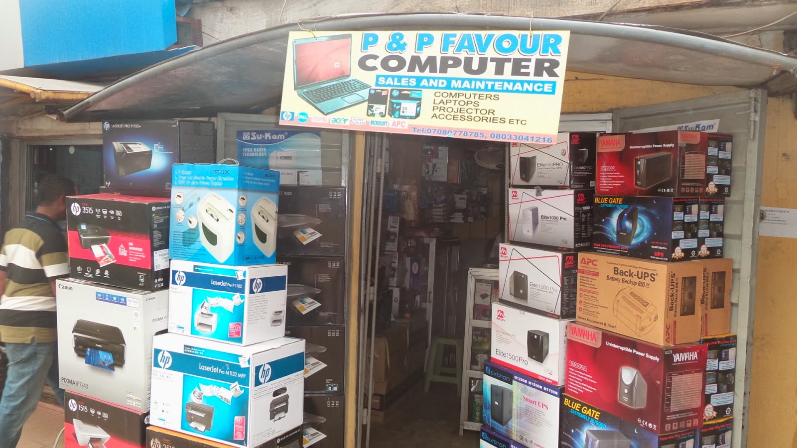 Photos of Nigeria: Computer Village, Ikeja, Lagos in Pictures