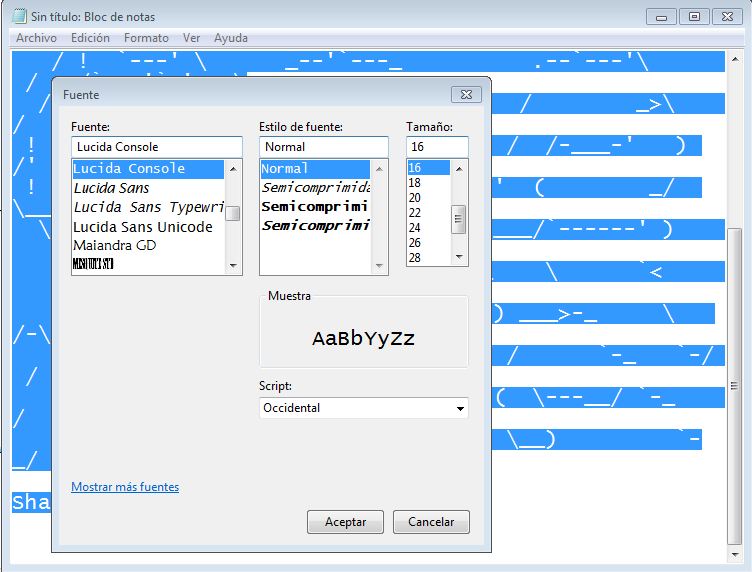 Dibujos con el teclado - Arte Ascii dibujosconelteclado.blogspot.com ...