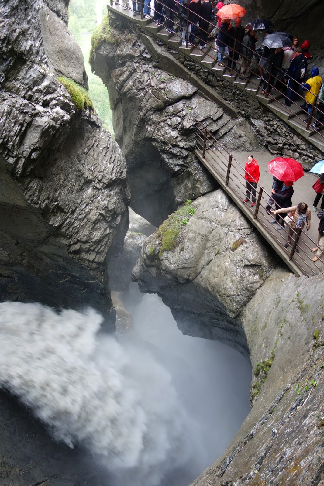 Visiting The Incredible Trummelbach Falls, Interlaken, Switzerland
