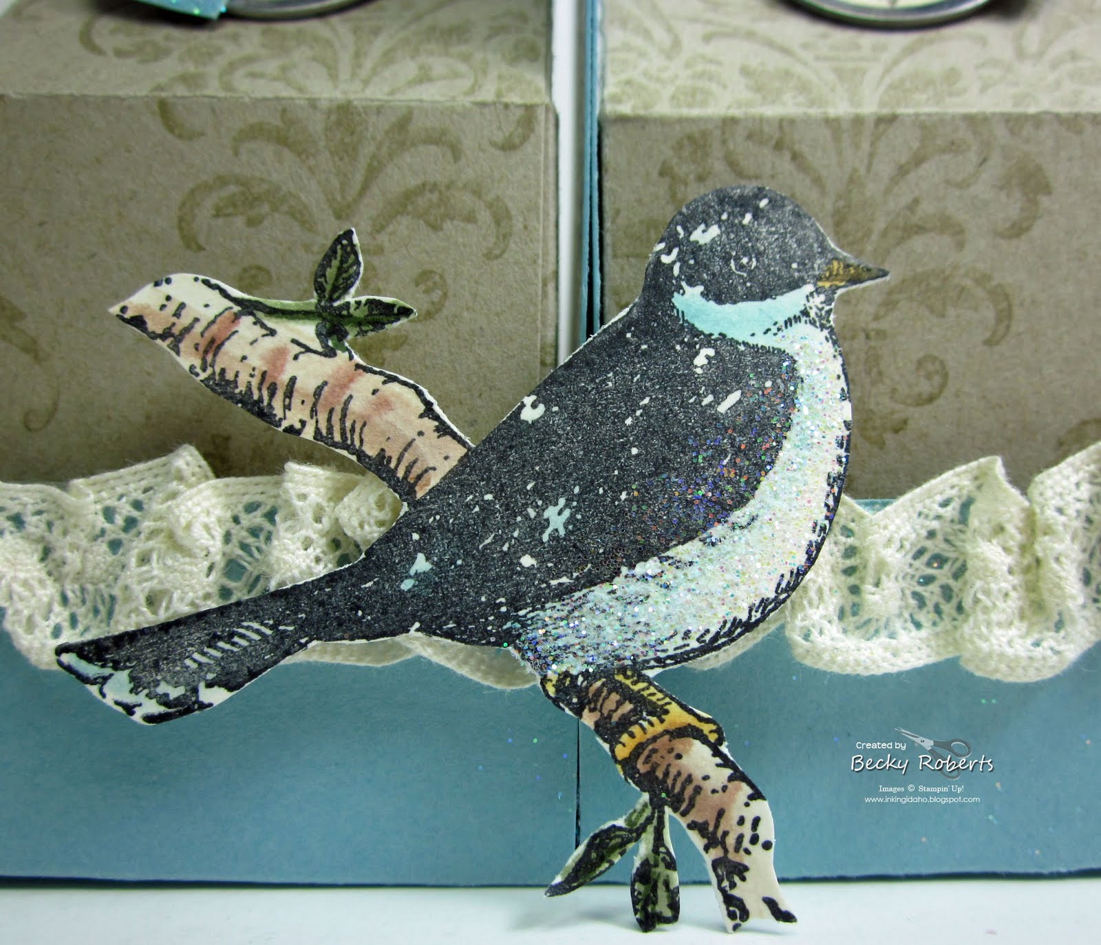 Inking Idaho: Double Mini Milk Carton Tutorial