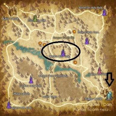 Shaiya Players: Mapa 4 e Dungeons