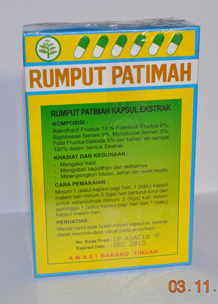 JamuJawa.com: RUMPUT PATIMAH JAMU KEPUTIHAN TRADISIONAL, OBAT PEK TAY ...