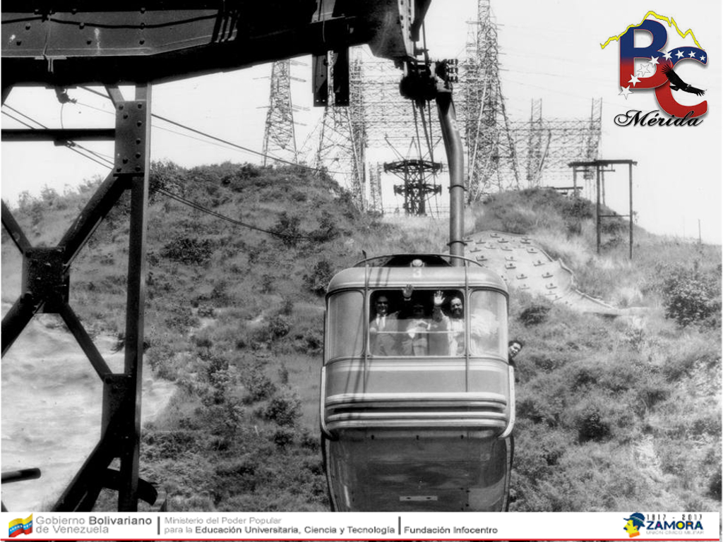 Megainfocentro Mérida: Se Inaugura el Teleférico de Caracas (1955)