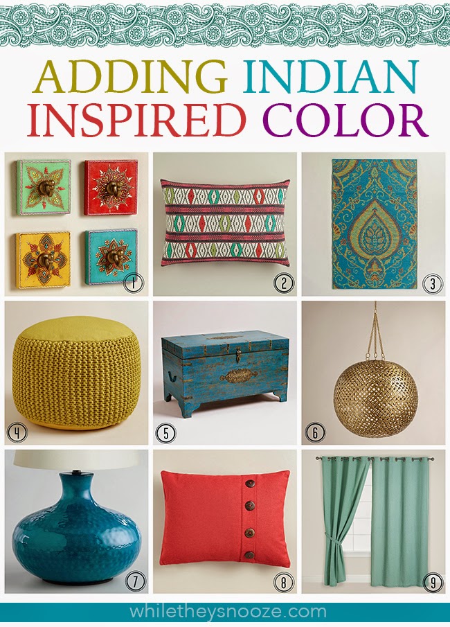 While They Snooze: Adding Indian Inspired Color