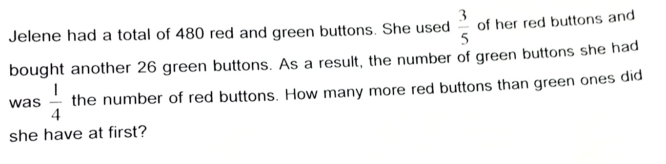 Chang's Math blog: P6 fractions (for kelvin Choo)