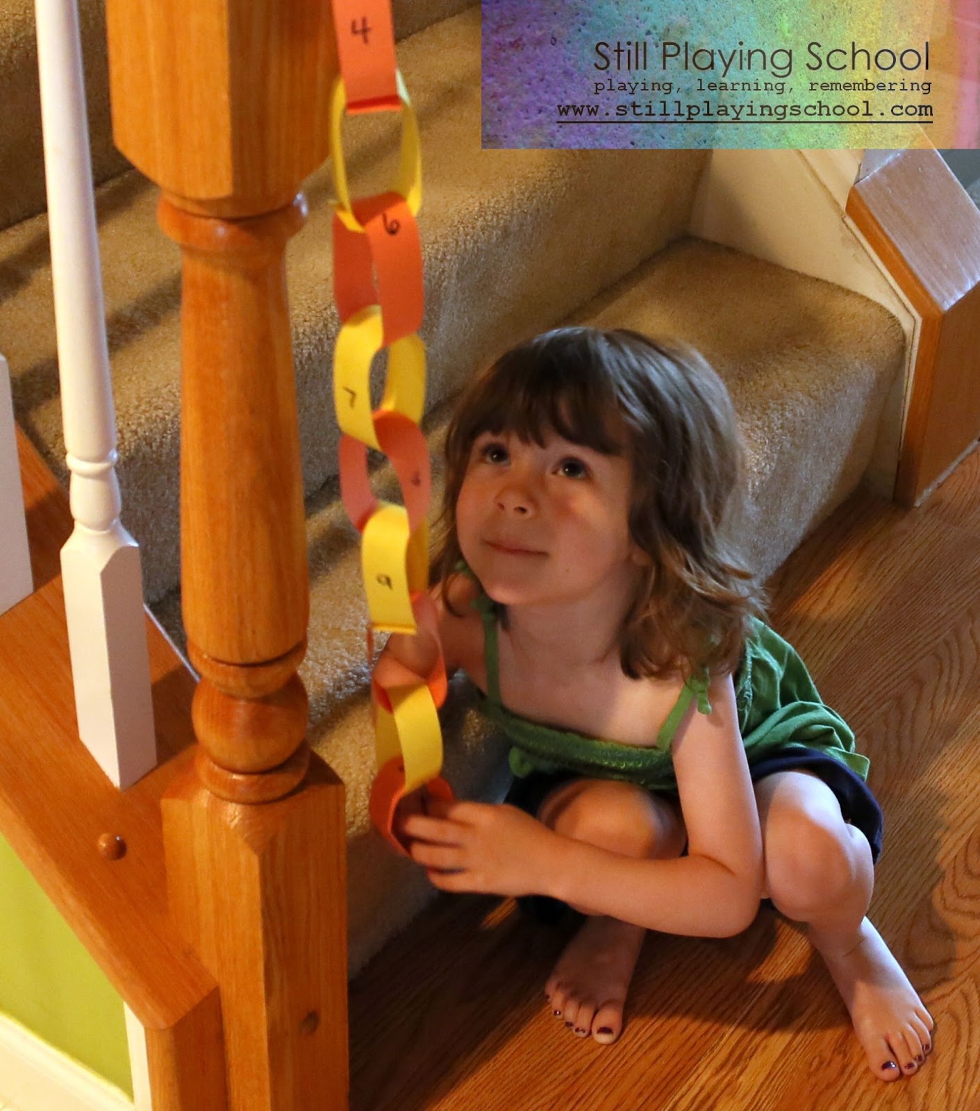 Paper Chains for Countdowns and Patterns | Still Playing School