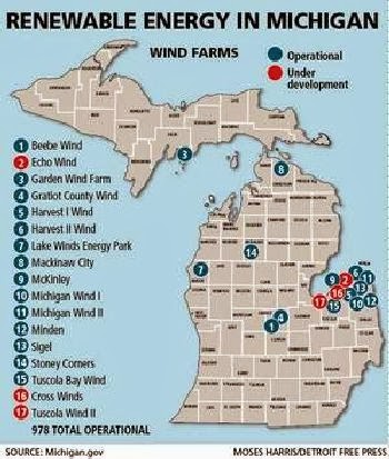 Michigan expects growth in wind power capacity | Windy Earth