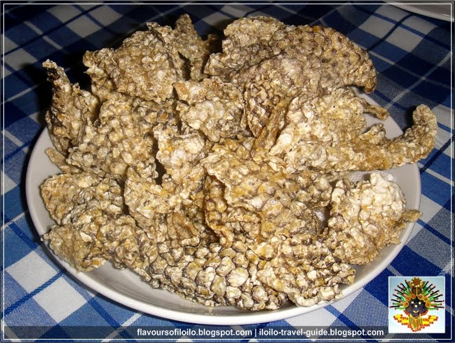 A chicharon made with snake skin?