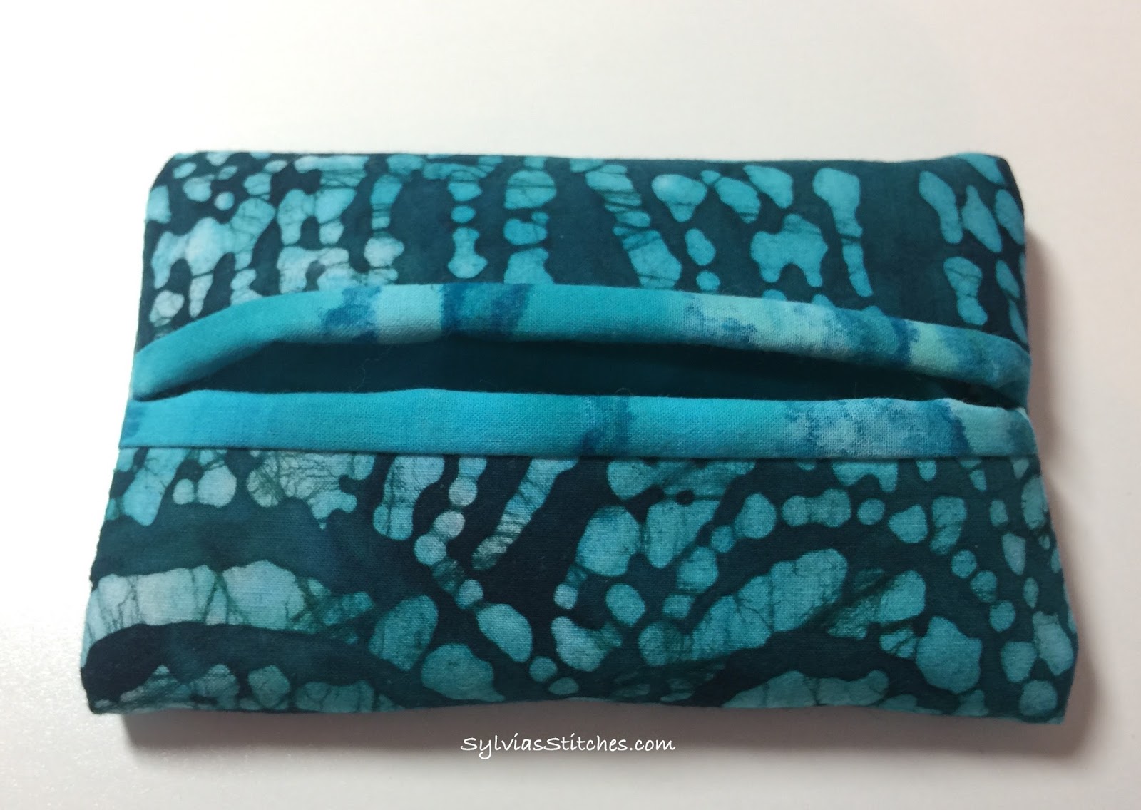Padded Tissue Pack Cover - Sylvia's Stitches