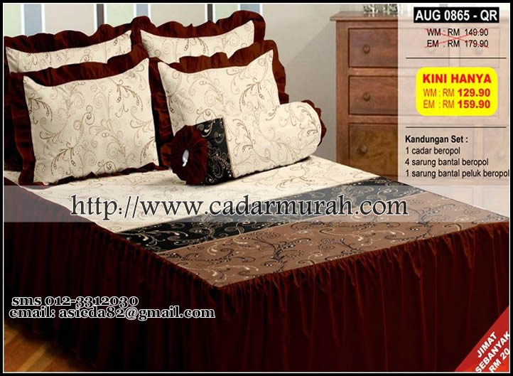Cadar Cotton Berkualiti Dan Murah: SET CADAR QUEEN ROPOL ~ 100% COTTON ...