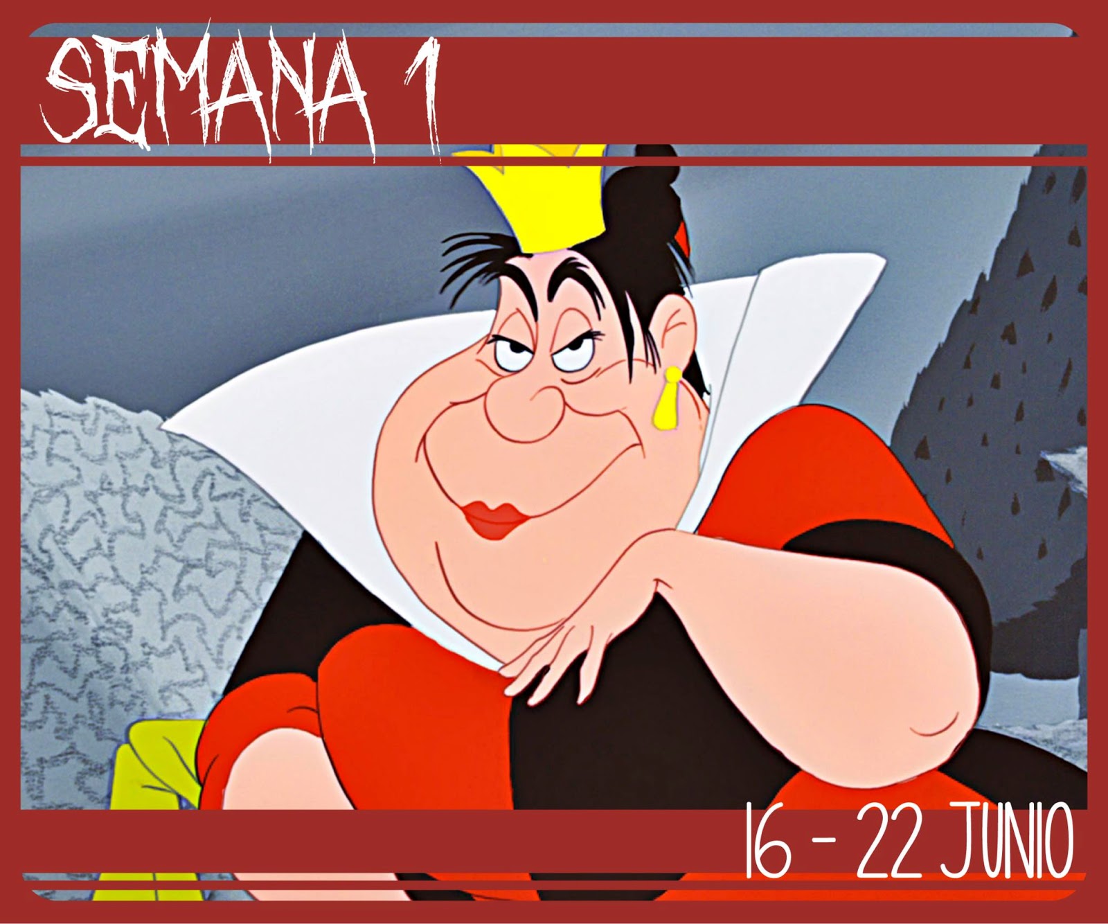 Decolornails : Villanos Disney/ Reyna de Corazones