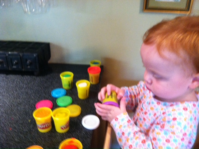 Montessori Messy: Play-doh No Brainer for Toddlers