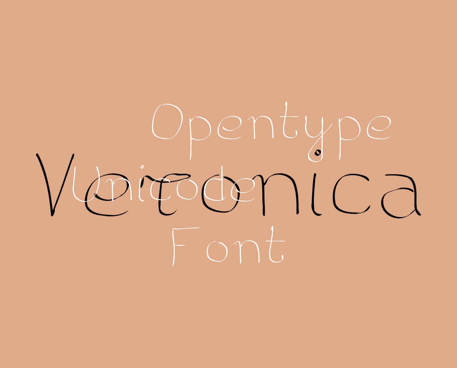 PVF Veronica #Free #Light #Script #Typeface