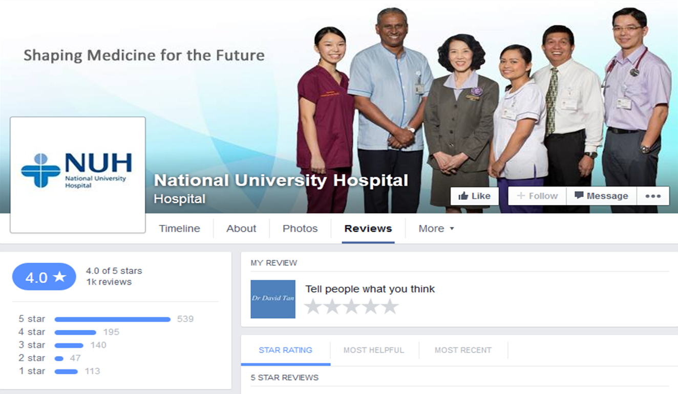 Reviews: National University Hospital (NUH) Singapore