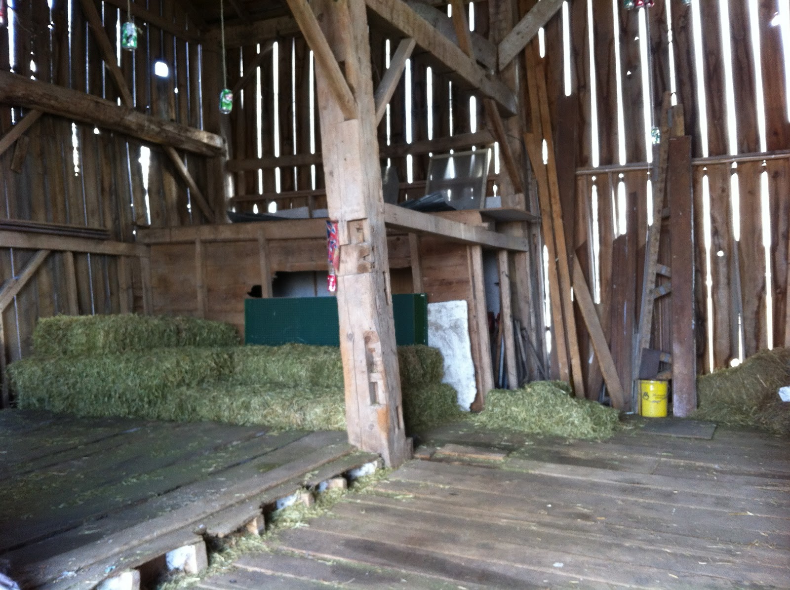 HICK CHIC: Making the best of an old barn - Part 1 - The Hay Mow