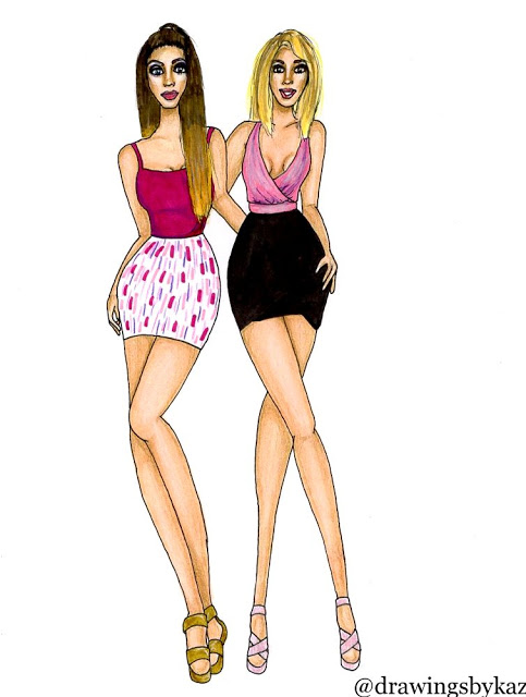 Girls Night Out Illustration | Karen Moran Art