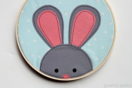 Gwenny Penny: Easter Bunny Embroidery Hoop Tutorial