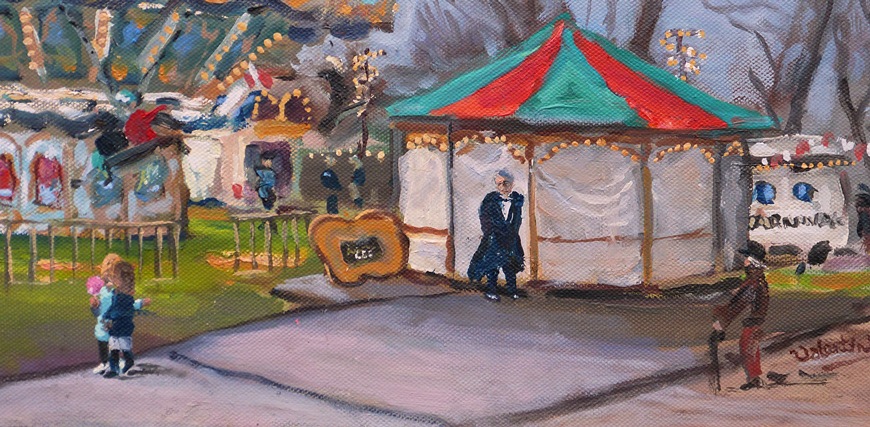 Il Pittore's Daily Art Gallery: Old Fashion Carnival by day