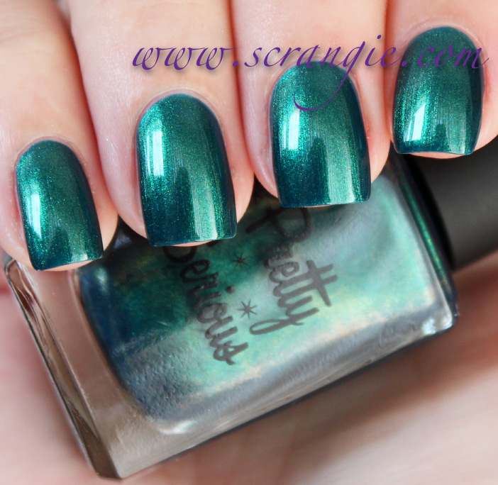 Scrangie: Pretty Serious Cosmetics In The Night Collection Swatches and ...