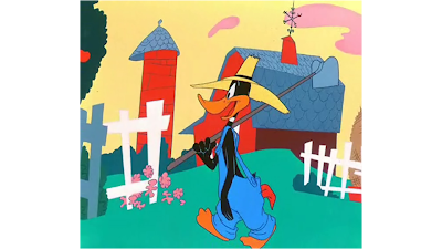 Animation Reference: Daffy Duck walk cycle from 'Duck Amuck' - 1953