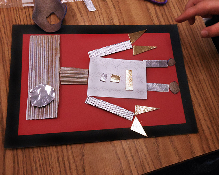 Earl Warren Arts: Third Grade: Recyled Robots