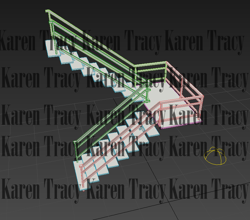 Karen Staircase: MESH U-Shape Staircase 5