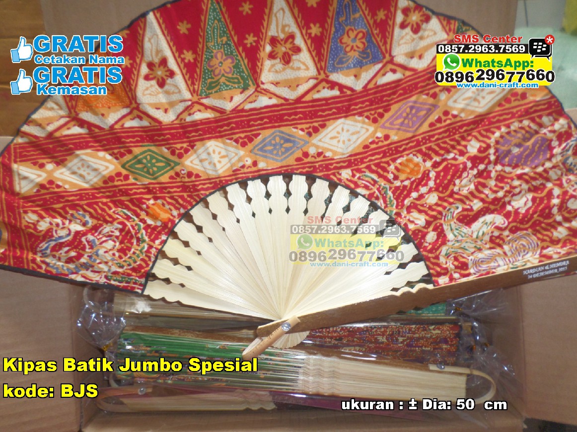Souvenir Kipas Batik Jumbo Spesial (BJS) | Souvenir Pernikahan