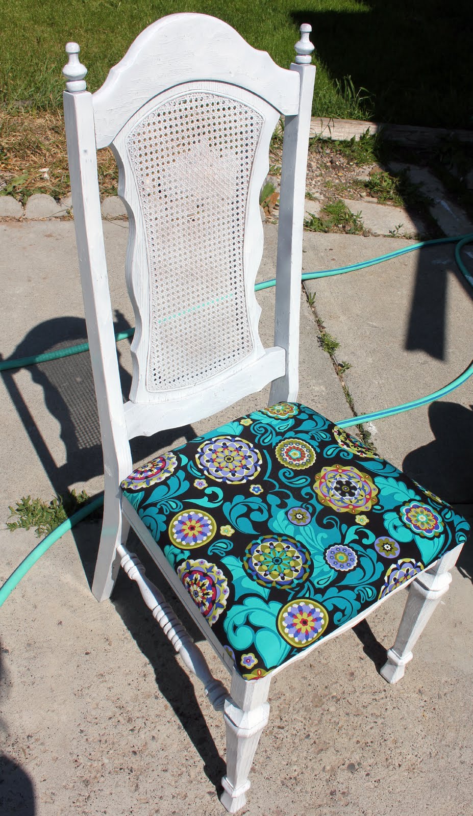 Drab to Fab: Beautiful Chair Refurbish and Wedding Backdrop