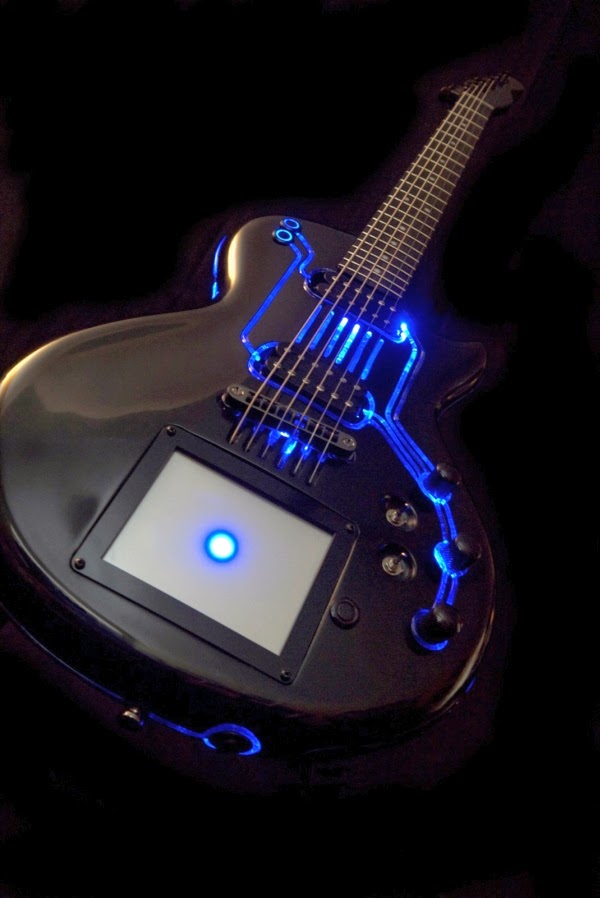 The Audio Museum: Cybertech T-RON guitar inspired by TRON