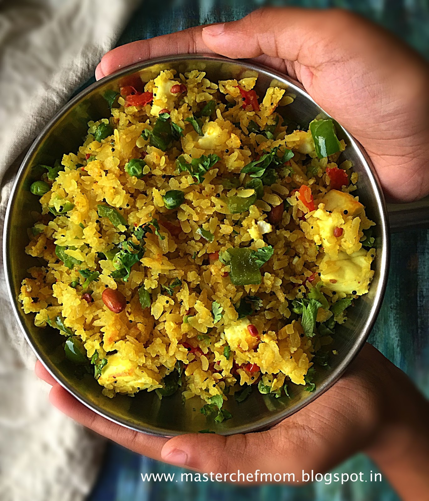 MASTERCHEFMOM: Masala Poha | Masala Aval Upma | How to make Masala Poha ...