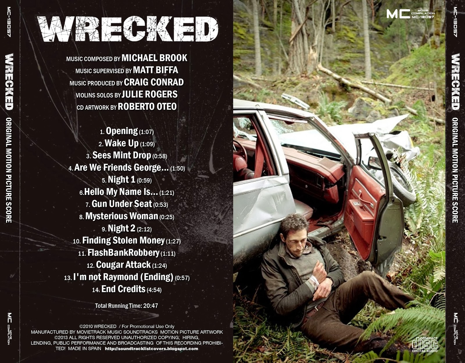 Soundtrack List Covers: Wrecked (Michael Brook)