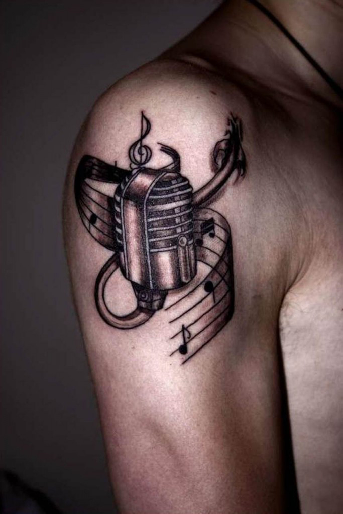 Music Tattoo Designs - Art Grafic