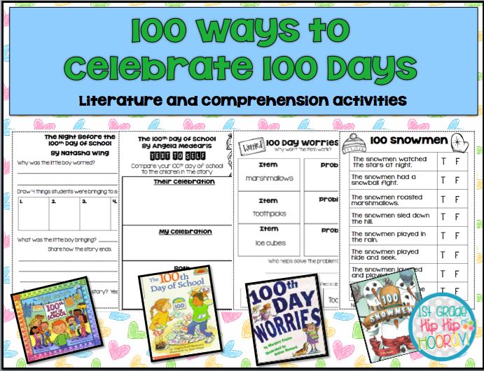 1st Grade Hip Hip Hooray!: 100 Ways to Celebrate 100 Days!