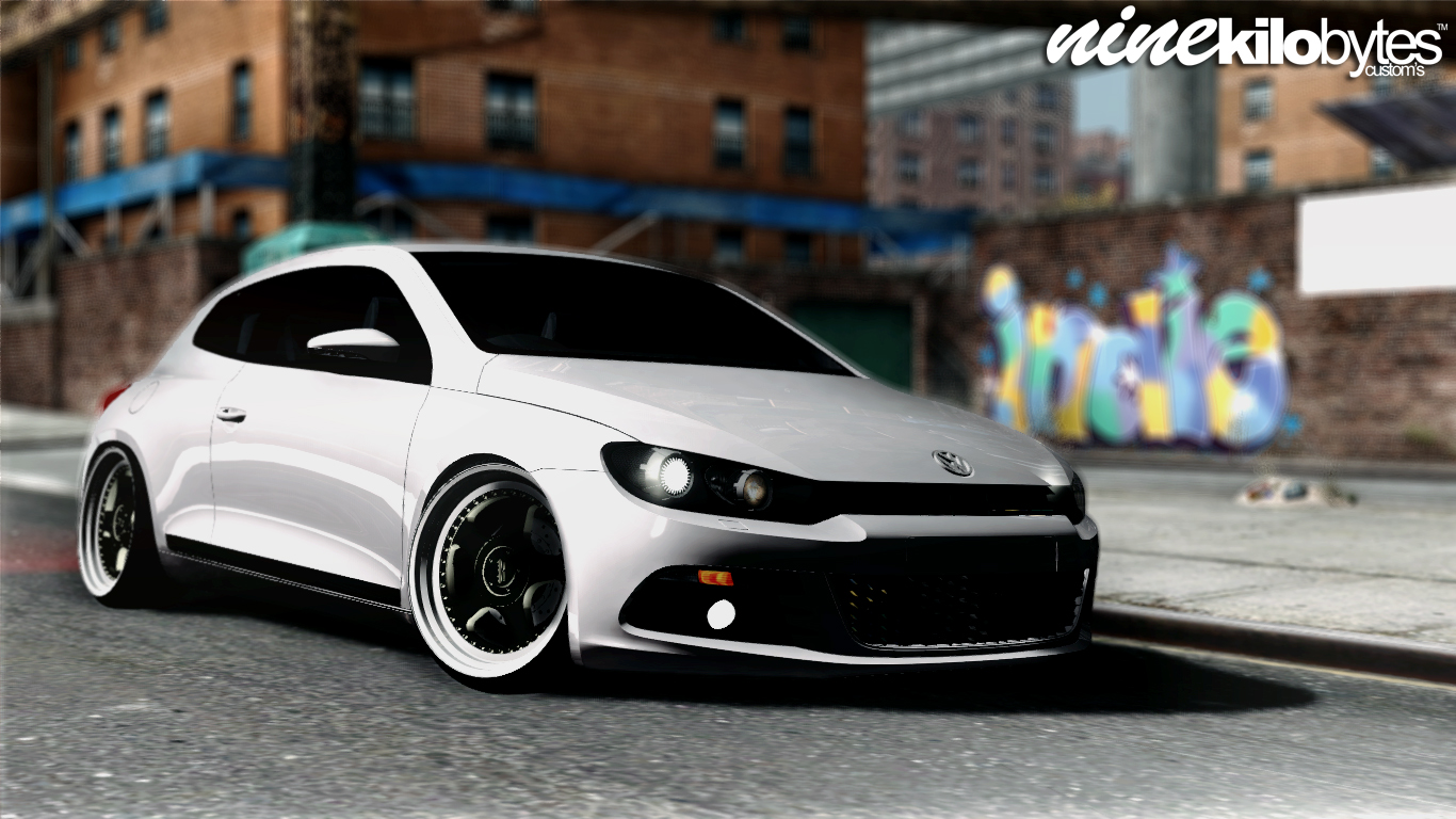 NineKiloBytes Custom's: Stanced 2009 Volkswagen Scirocco