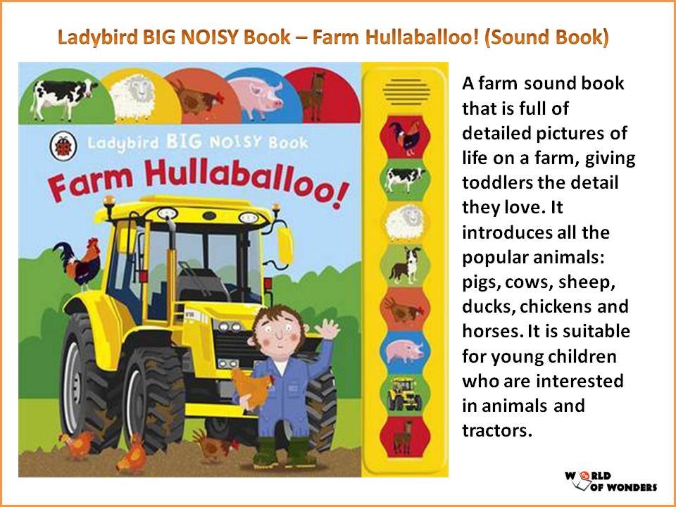 World of Wonders: Ladybird BIG NOISY Book (Sound Book) (2 Titles)