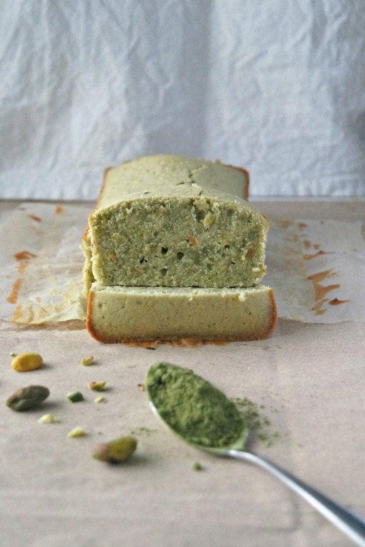 Matcha Pistachio Pound Cake | Abby learns how to bake!